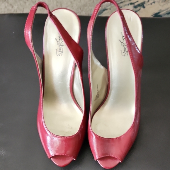 City Streets | Shoes | Stylish Red Slingback Heels | Poshmark